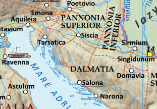 Dalmatia, Pannonia, Center of the Action – Modern Papyrus